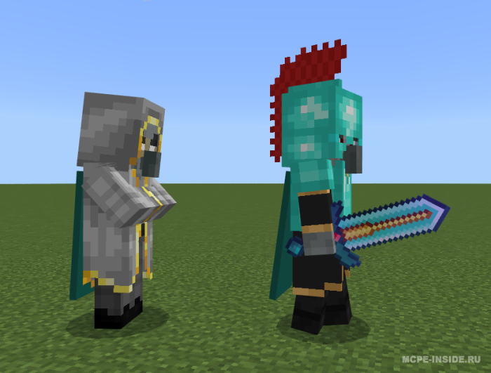 Житель-солдат / Моды для Майнкрафт / Minecraft PE Inside