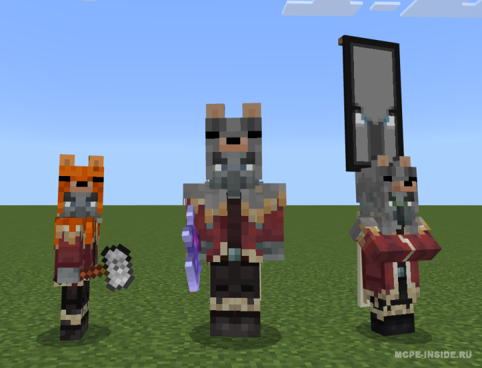 Житель-солдат / Моды для Майнкрафт / Minecraft PE Inside